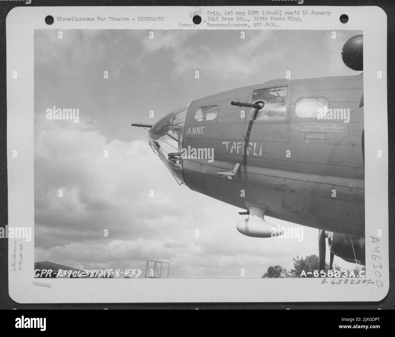 The Boeing B-17 "Flying Fortress" 'Tarfu' Of The 381St Bomb Group ...