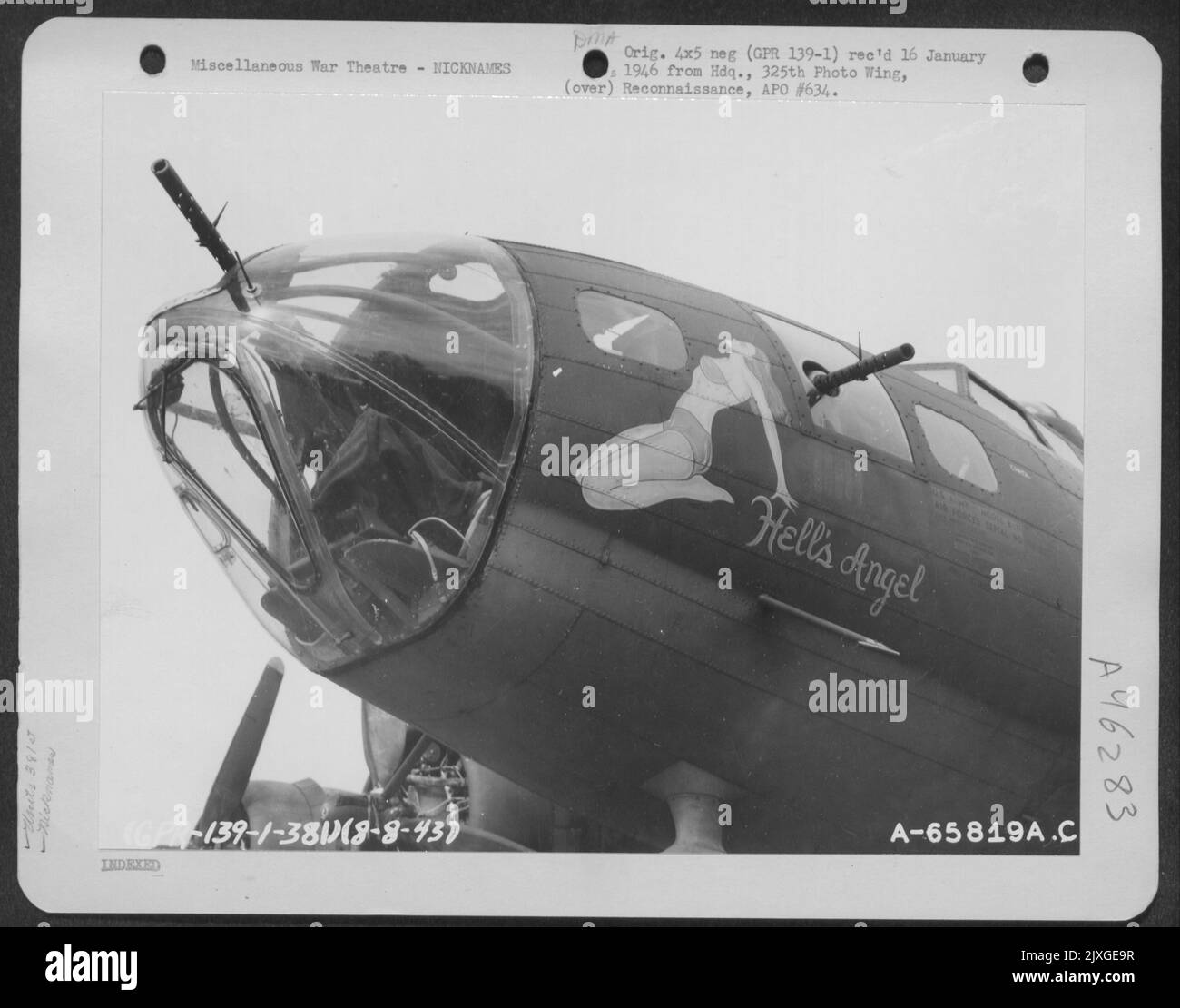The Boeing B-17 "Flying Fortress" 'Hell'S Angel' Of The 381St Bomb ...