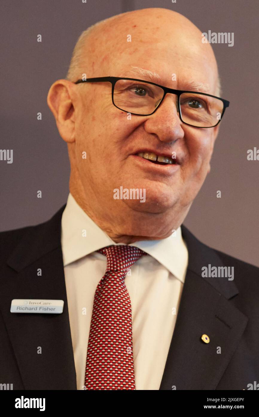 Invocare Chairman Richard Fisher is seen prior to the Invocare AGM in ...