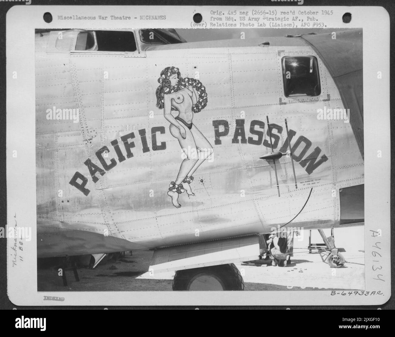 The Consolidated B-24 Liberator "Pacific Passion" Of The 11Th Bomb ...