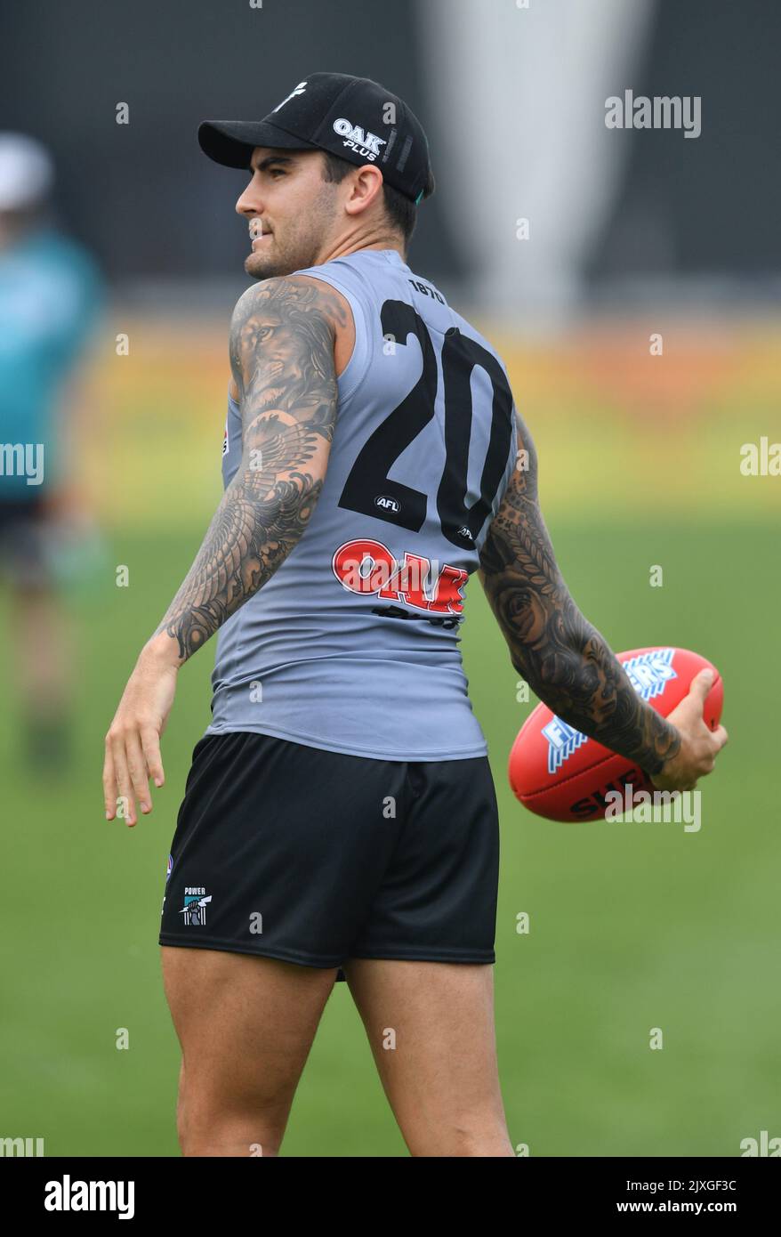 Port Adelaide Power player Chad Wingard is seen during a training ...