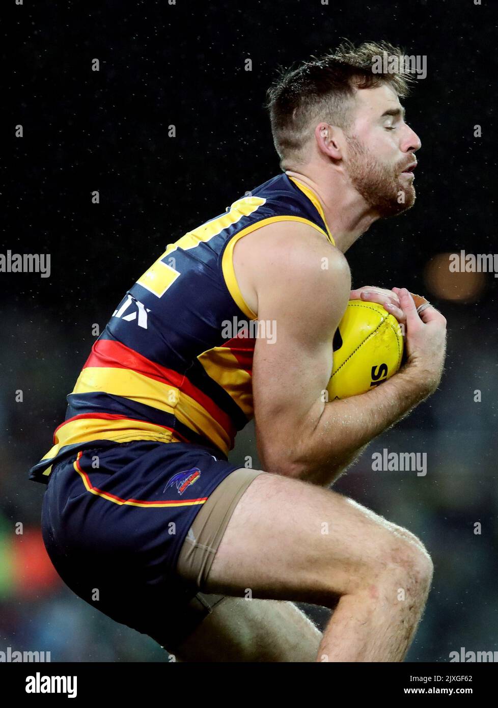 Andy Otten of the Crows marks the ball during the Round 9 AFL match ...
