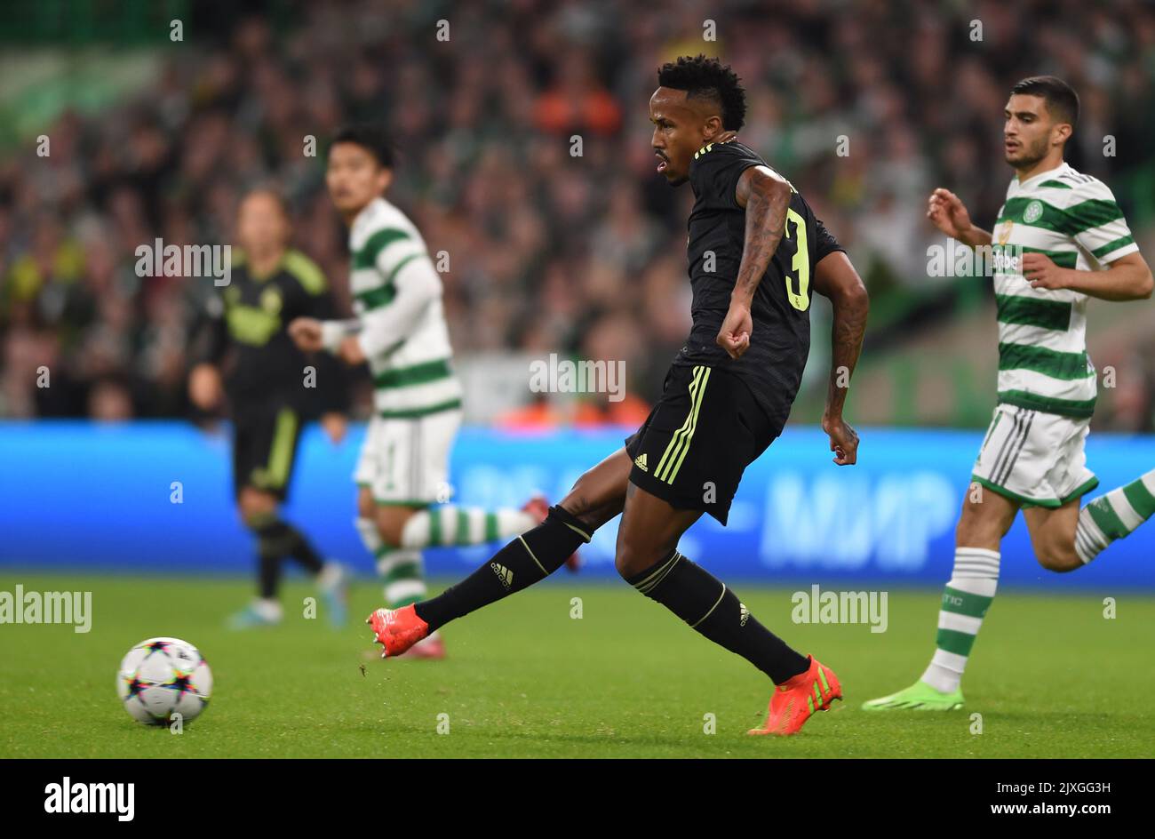 Glasgow, UK. 6th Sep, 2022. Éder Militão of Real Madrid during the UEFA ...