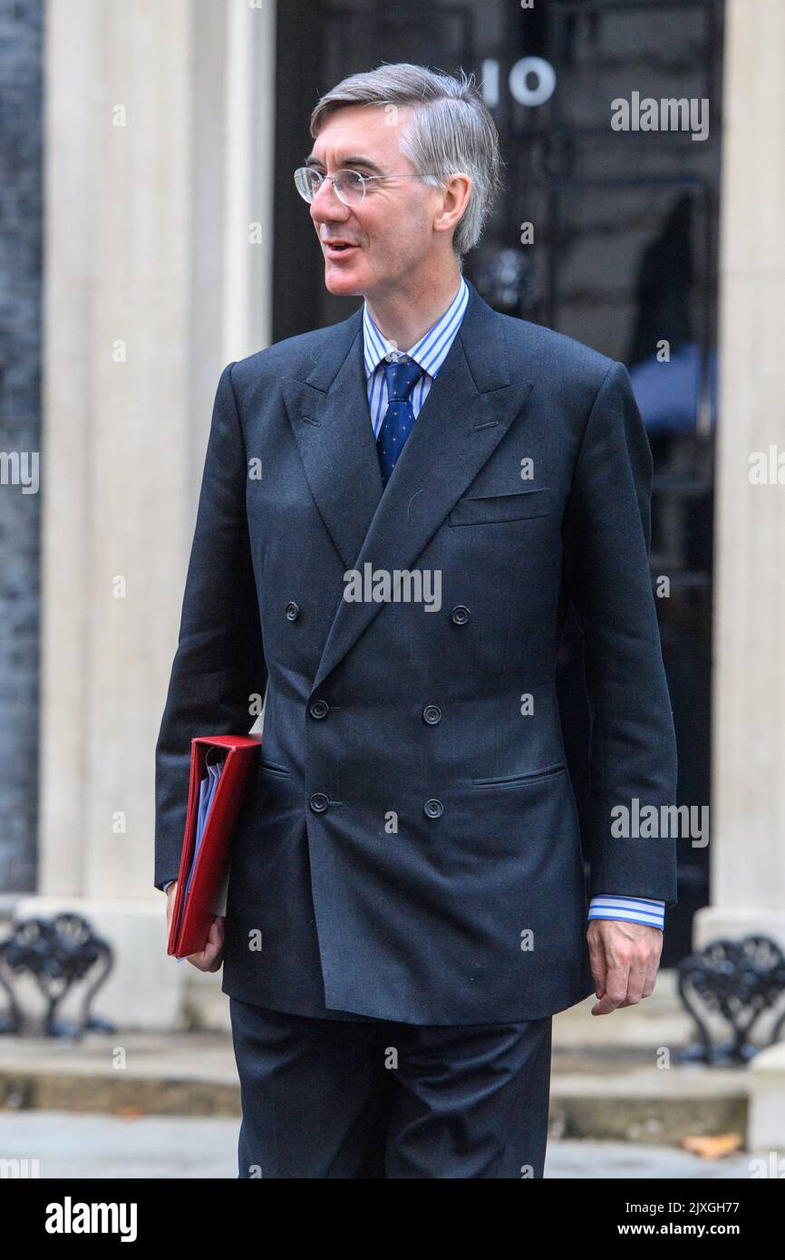 London, UK. 7 September 2022. Business Secretary Jacob Rees-Mogg ...