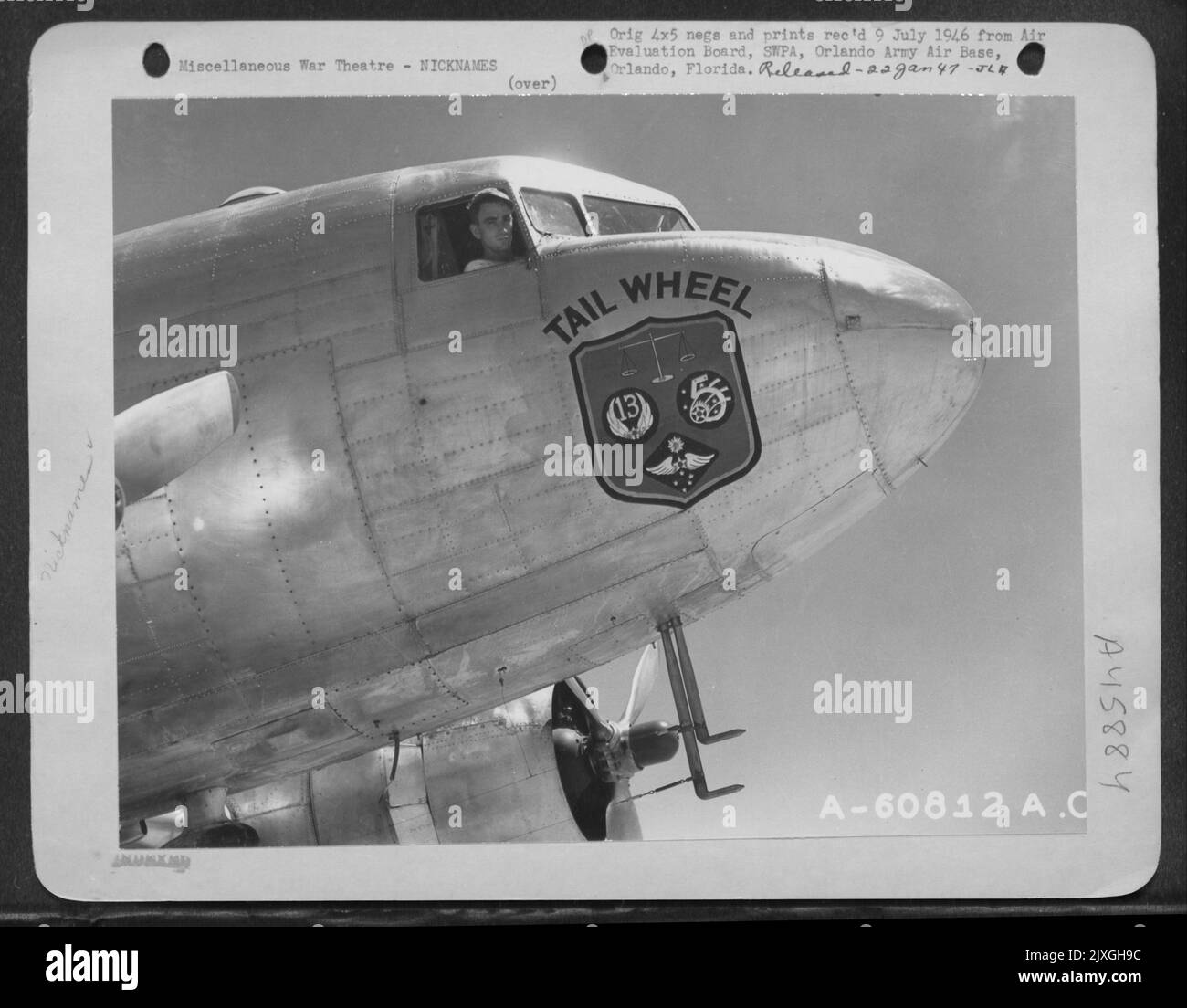 Douglas C-47 Skytrain 'Tail Wheel'. Nielson Field, Philippine Islands ...