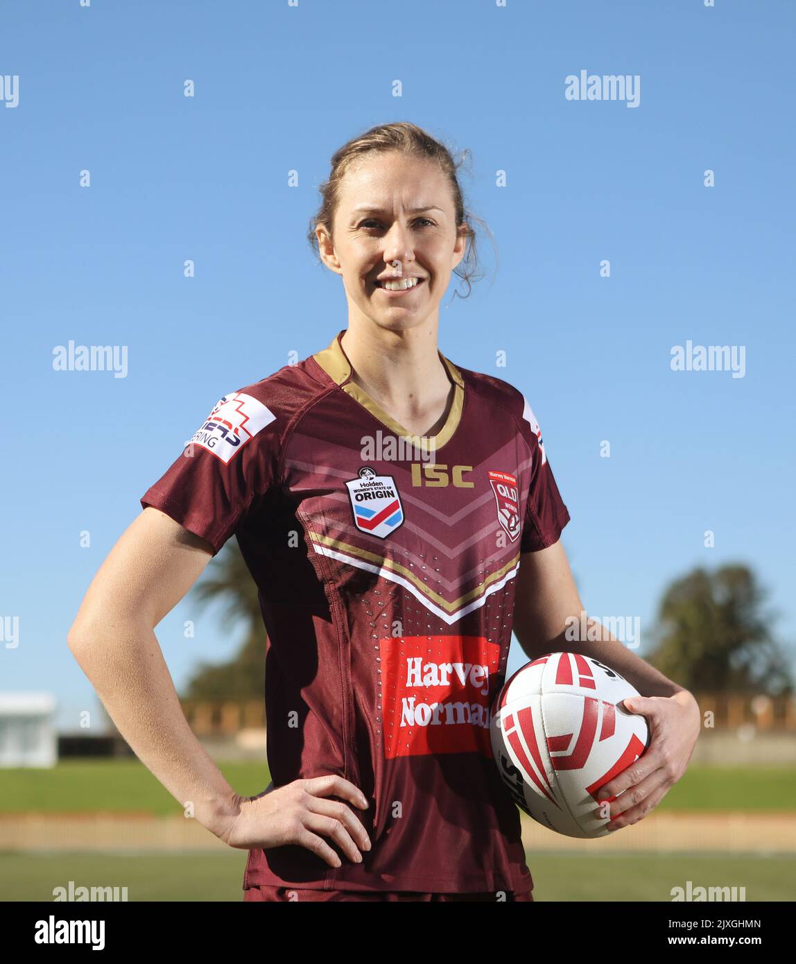 Queensland captain Karina Brown poses for a photograph during the ...