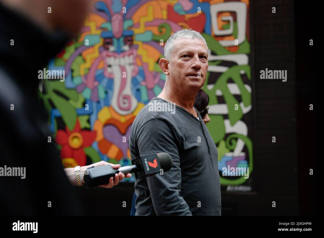 Francesco Perre is seen leaving the South Australian District Court in ...