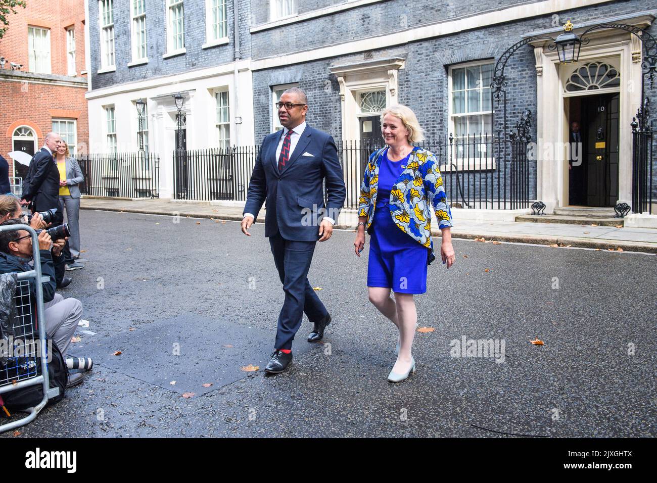 London, UK. 7 September 2022. Foreign Secretary James Cleverly and ...