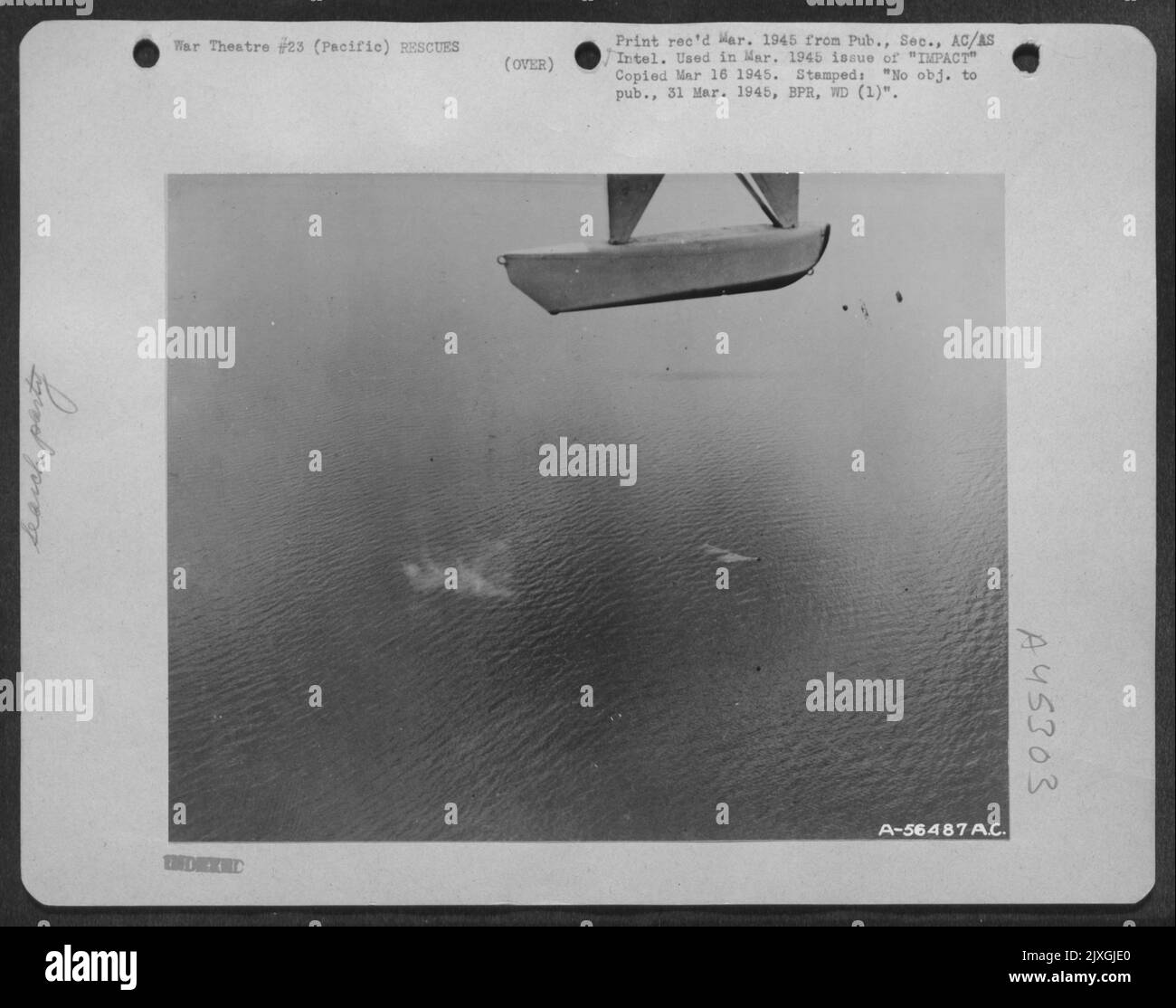 Pacific - A Tiny Dot, Hard To Find, Raft Is Located By Consolidated Oa ...