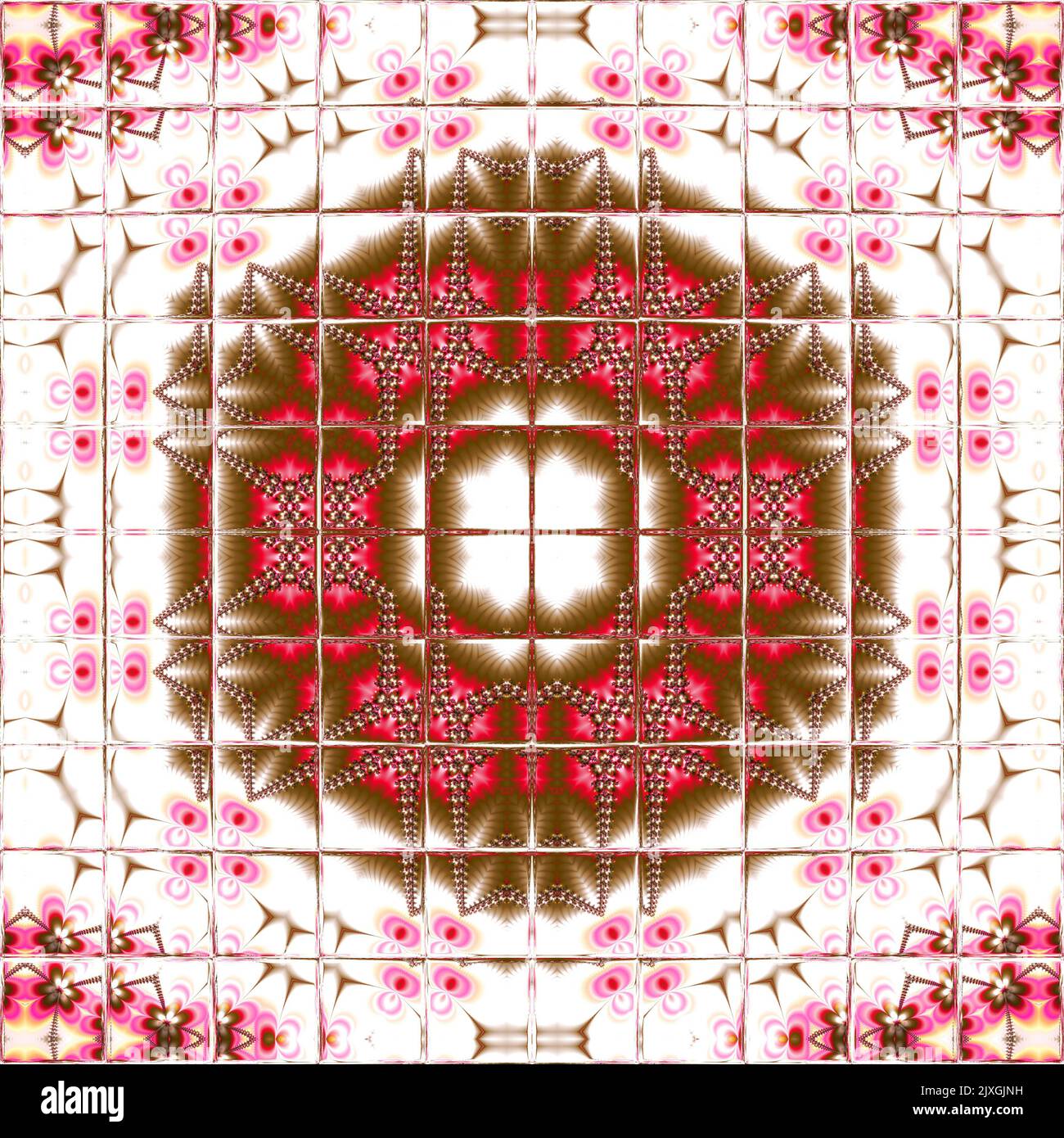 Abstract Computer generated Fractal design. A fractal is a never-ending ...