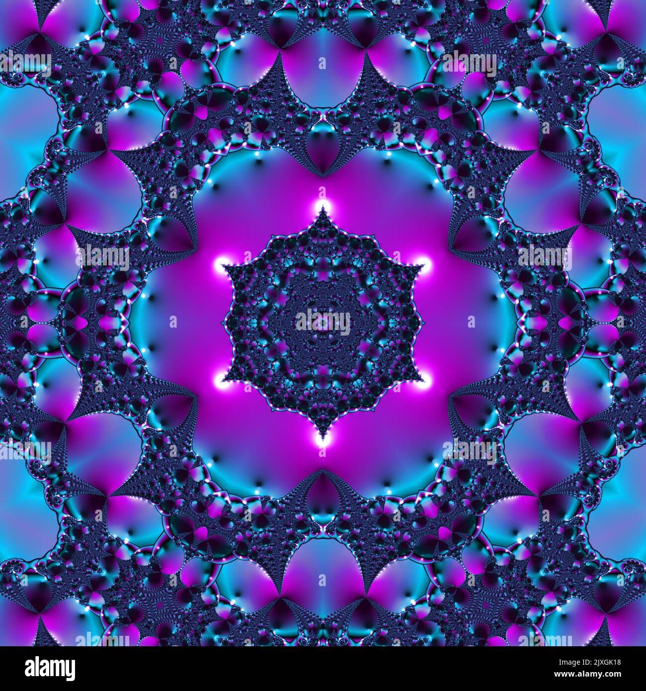 Abstract Computer generated Fractal design. A fractal is a never-ending ...