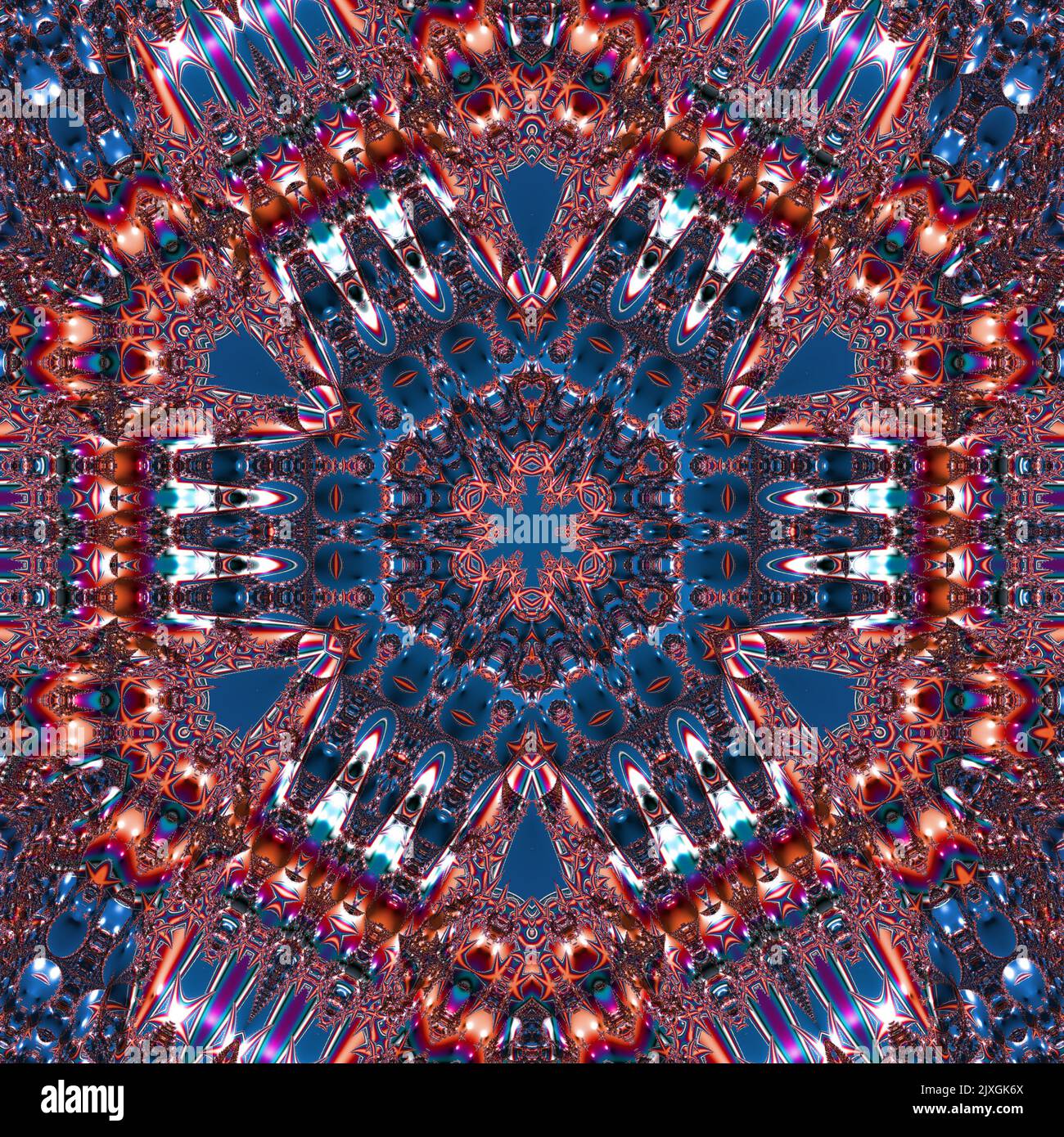 Abstract Computer generated Fractal design. A fractal is a never-ending ...