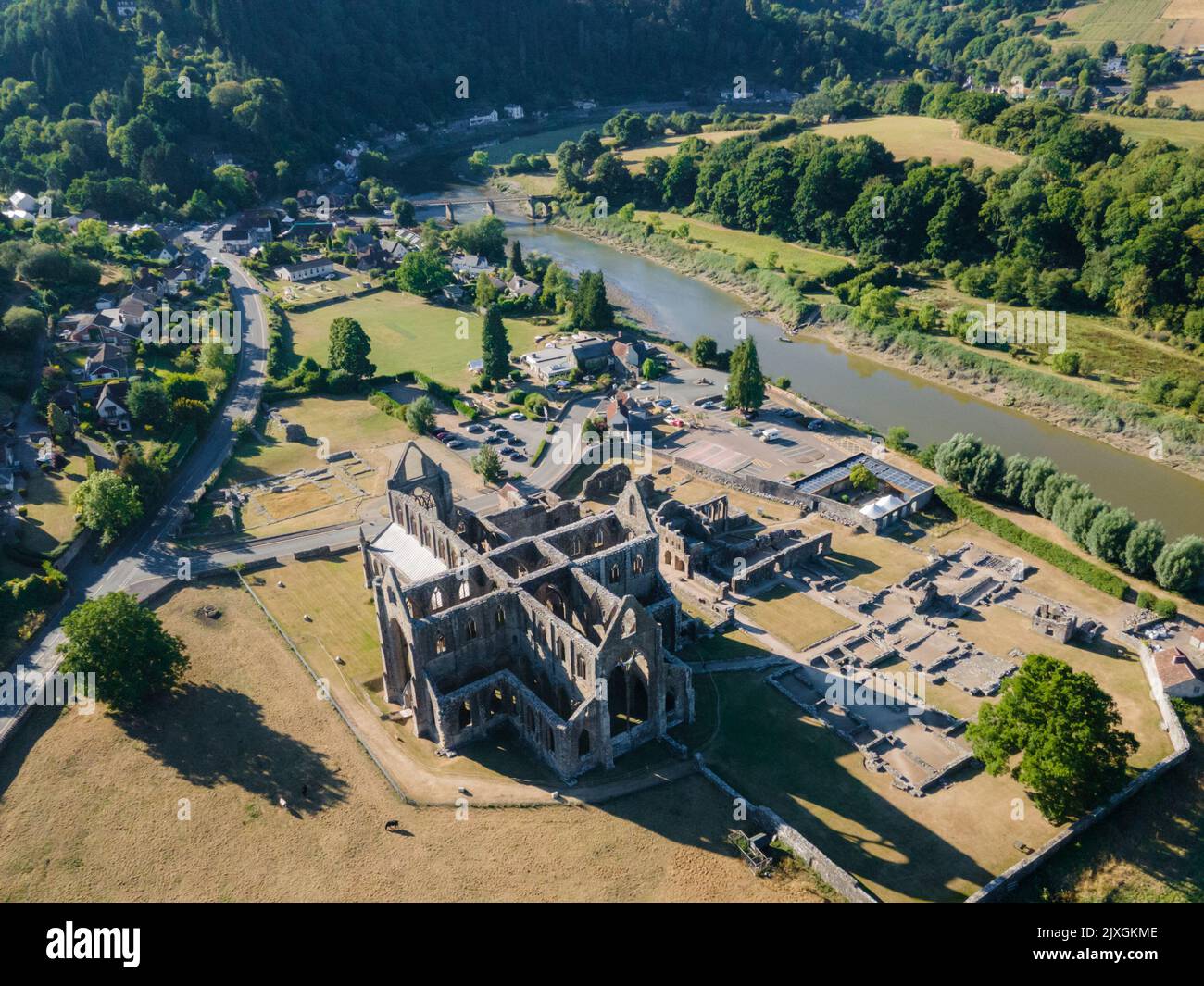 Tintern abbey river wye hi-res stock photography and images - Alamy