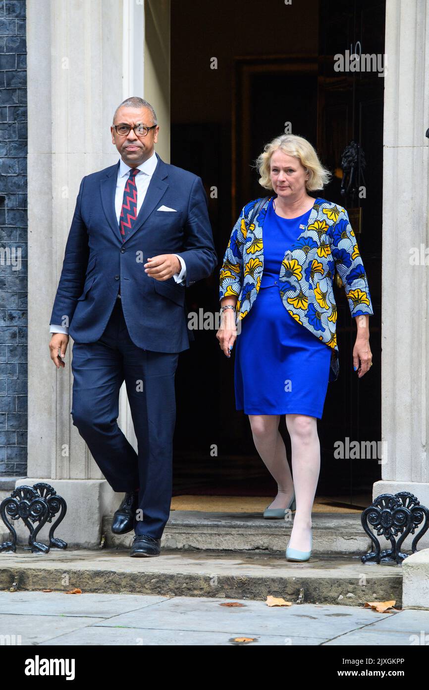 London, UK. 7 September 2022. Foreign Secretary James Cleverly and ...
