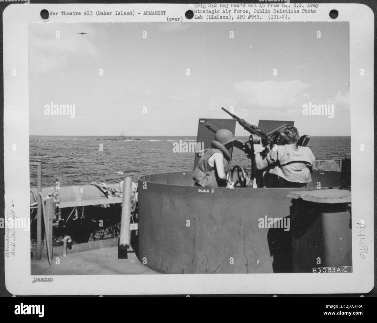 Tow Target Practice Aboard The Uss Ashland (Landing Ship, Dock) En ...
