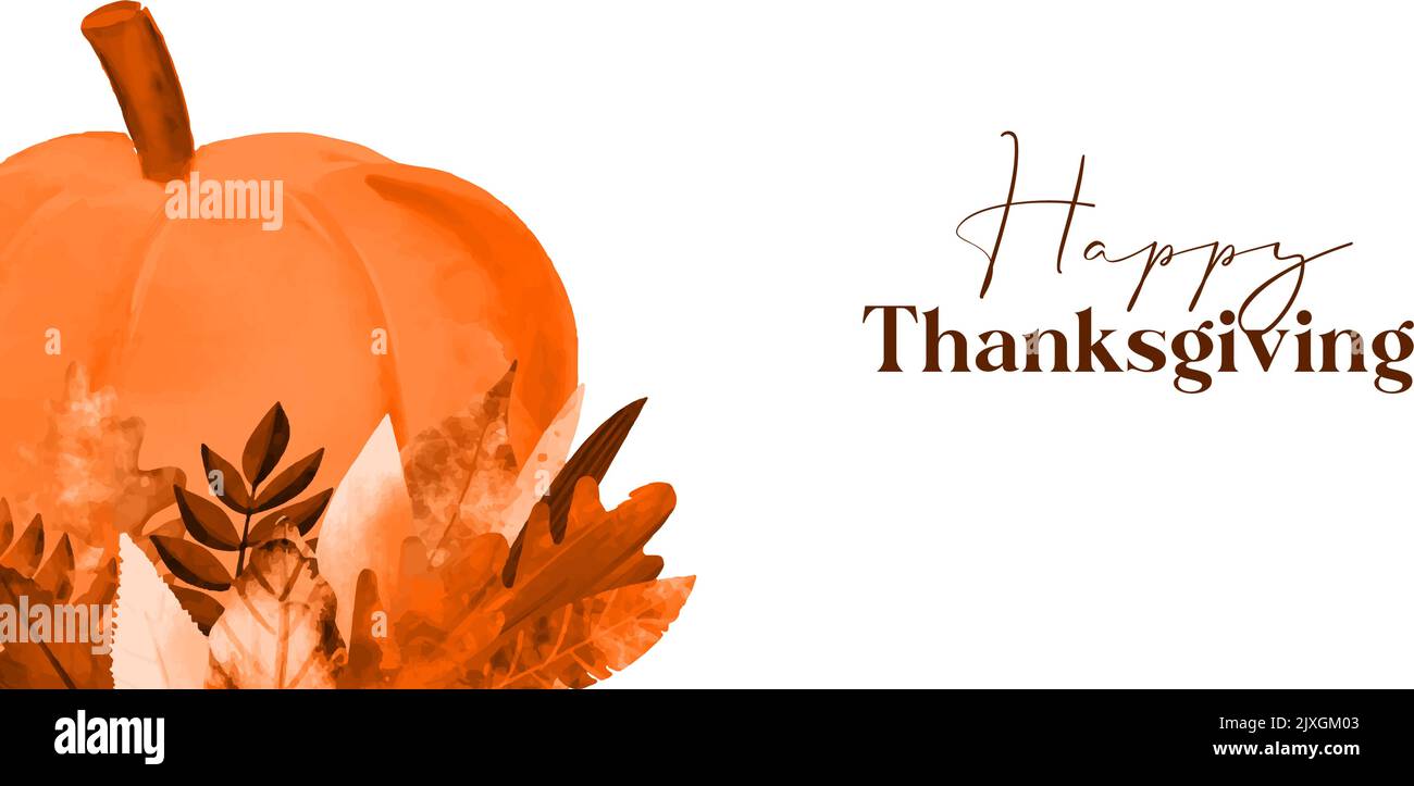 Happy Thanksgiving card design illustration on white background Stock ...
