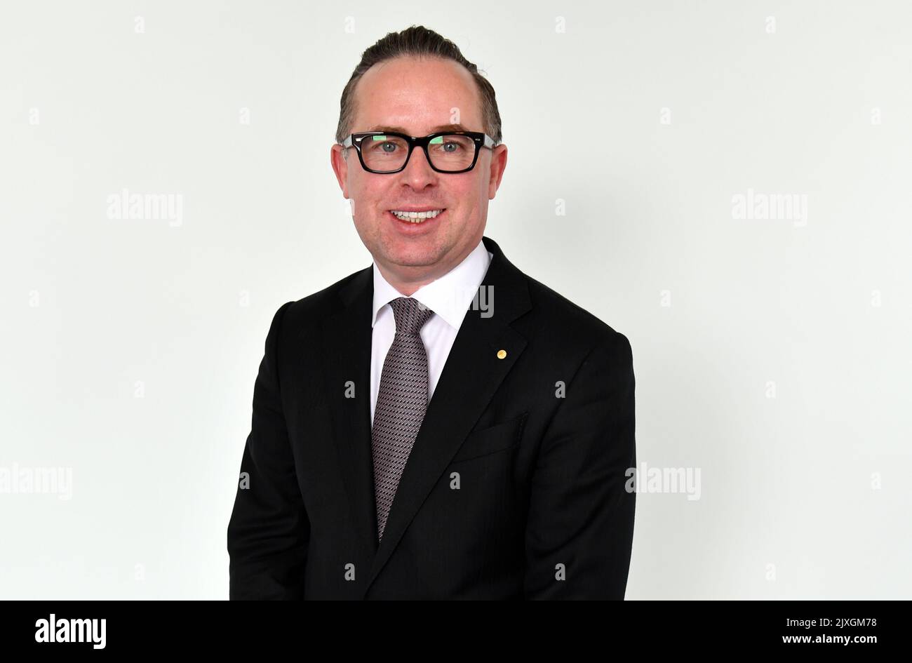 Qantas CEO Alan Joyce poses for a portrait at Parliament House in ...
