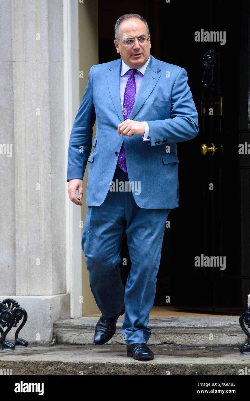 London, UK. 7 September 2022. Attorney General Michael Ellis leaving 10 ...