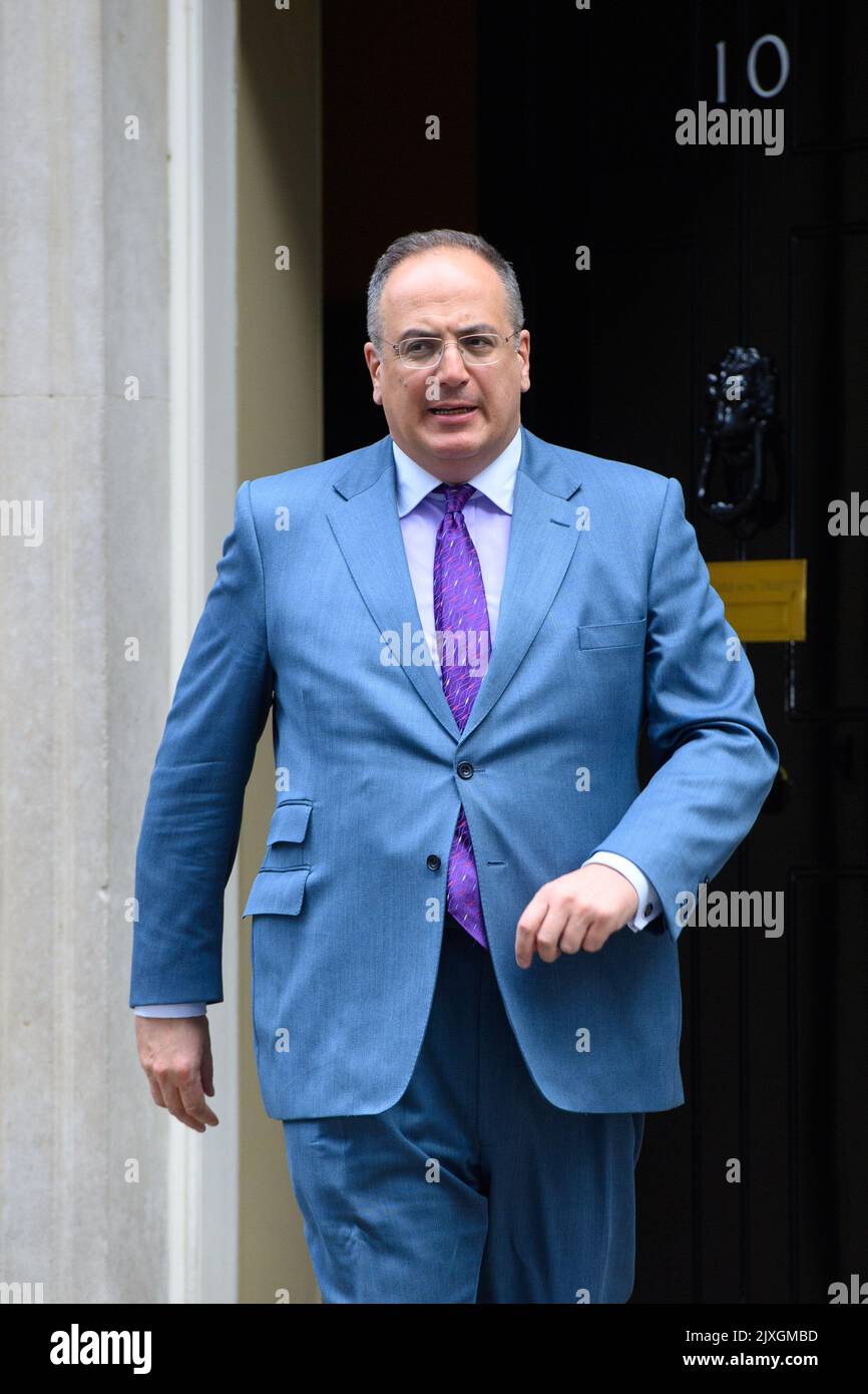 London, UK. 7 September 2022. Attorney General Michael Ellis leaving 10 ...