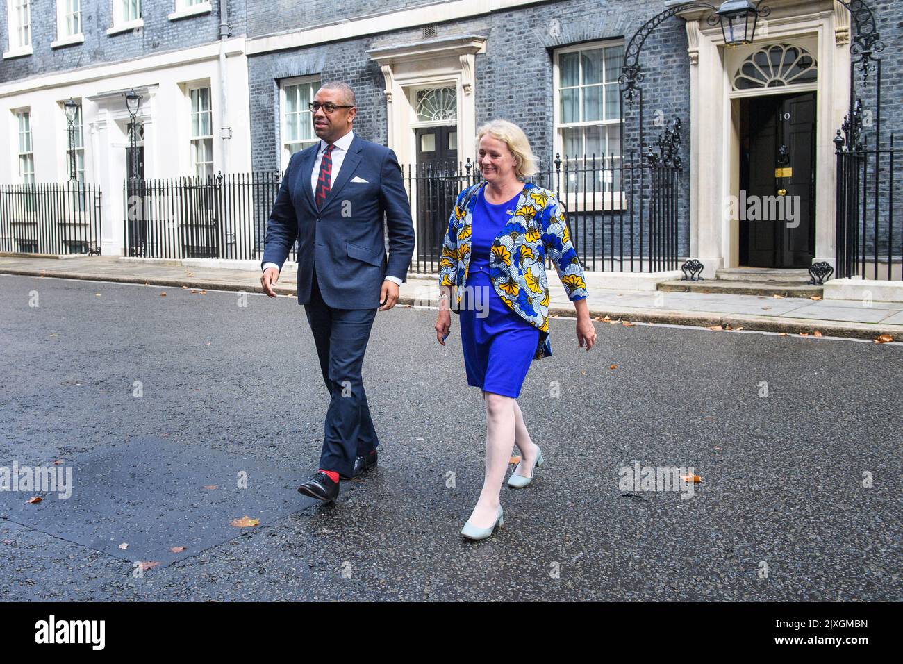 London, UK. 7 September 2022. Foreign Secretary James Cleverly and ...