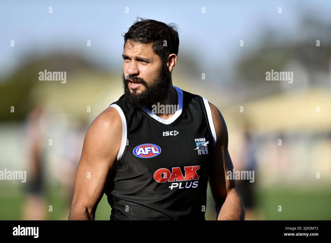 Port Adelaide Power player Paddy Ryder is seen during a team training ...