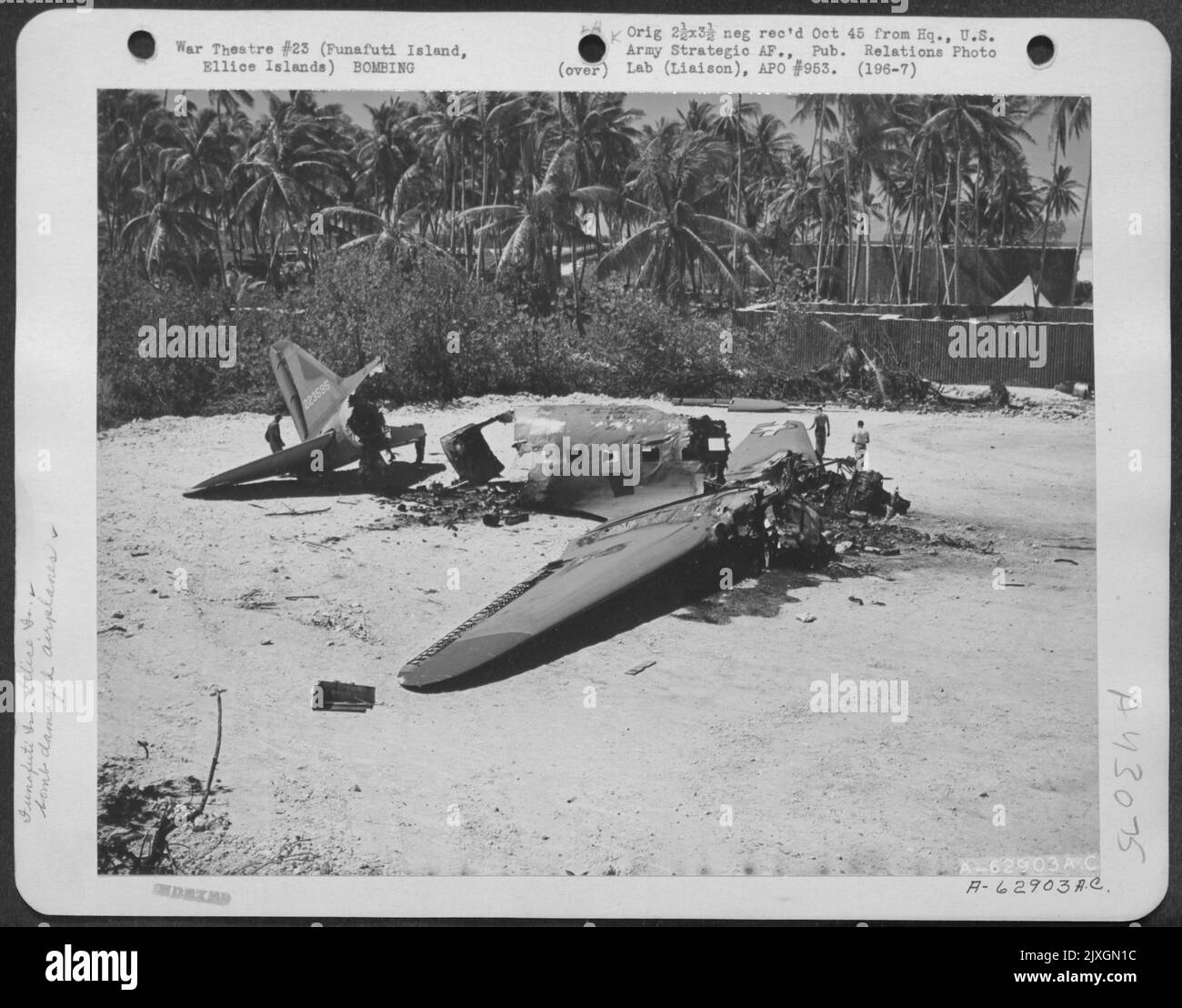 A Douglas C-47 Which Was Demolished During A Japanese Attack On ...