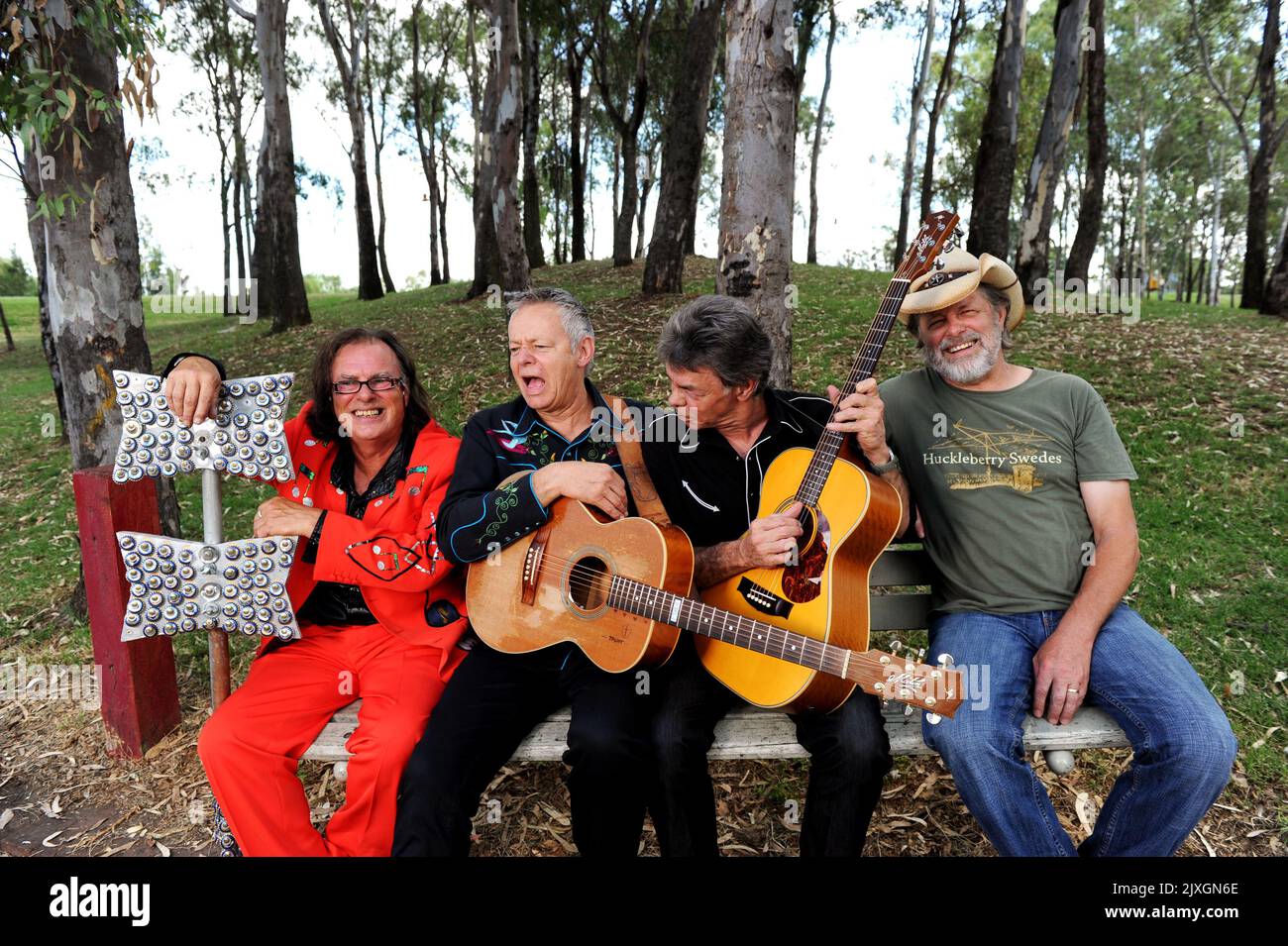 **FILE** A January 17, 2011 file photo of Australian musicians (left to ...