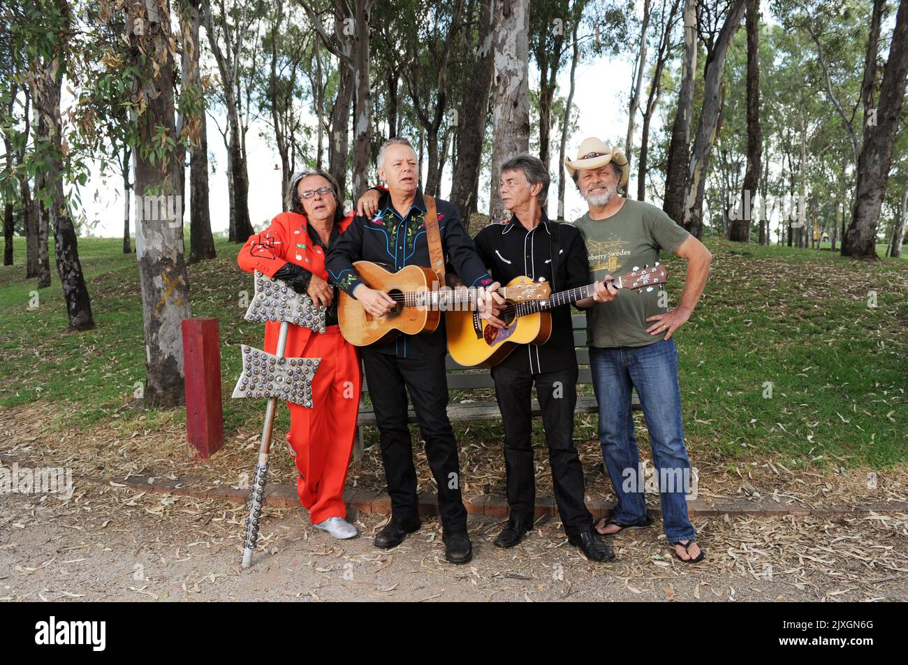 **FILE** A January 17, 2011 file photo of Australian musicians (left to ...