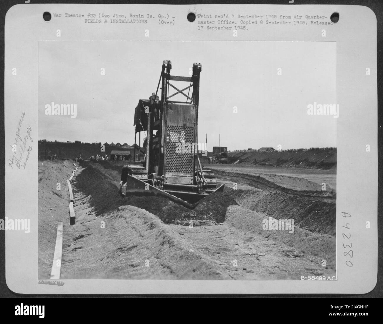 Men Of The Hydroponics Detachment #2, 7Th Fighter Command, Ploughing ...