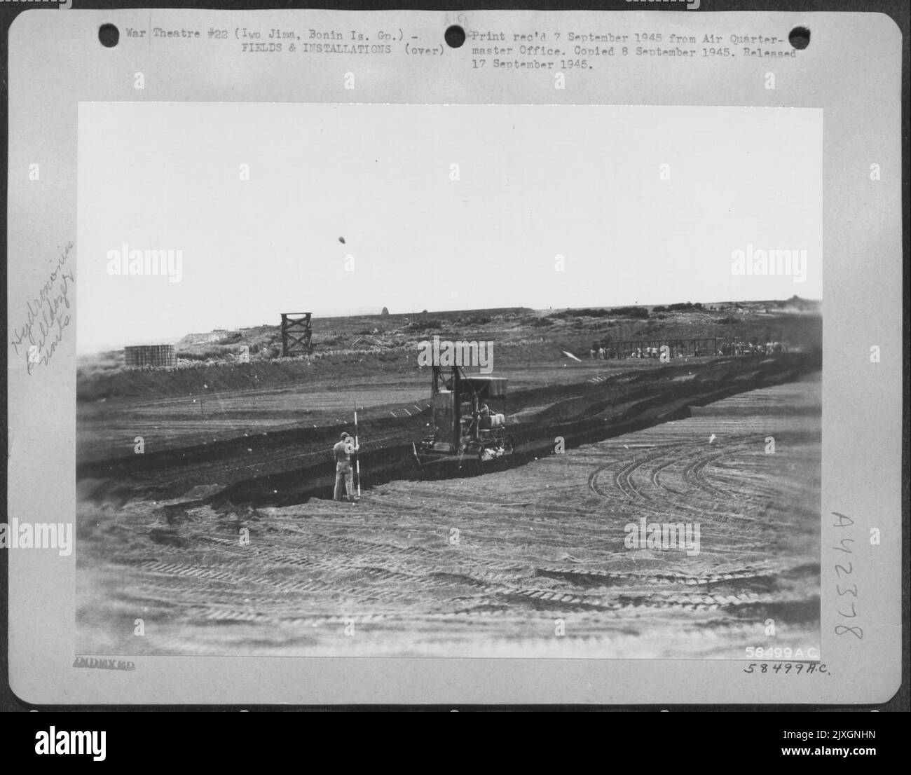 Men Of The Hydroponics Detachment #2, 7Th Fighter Command Ploughing ...