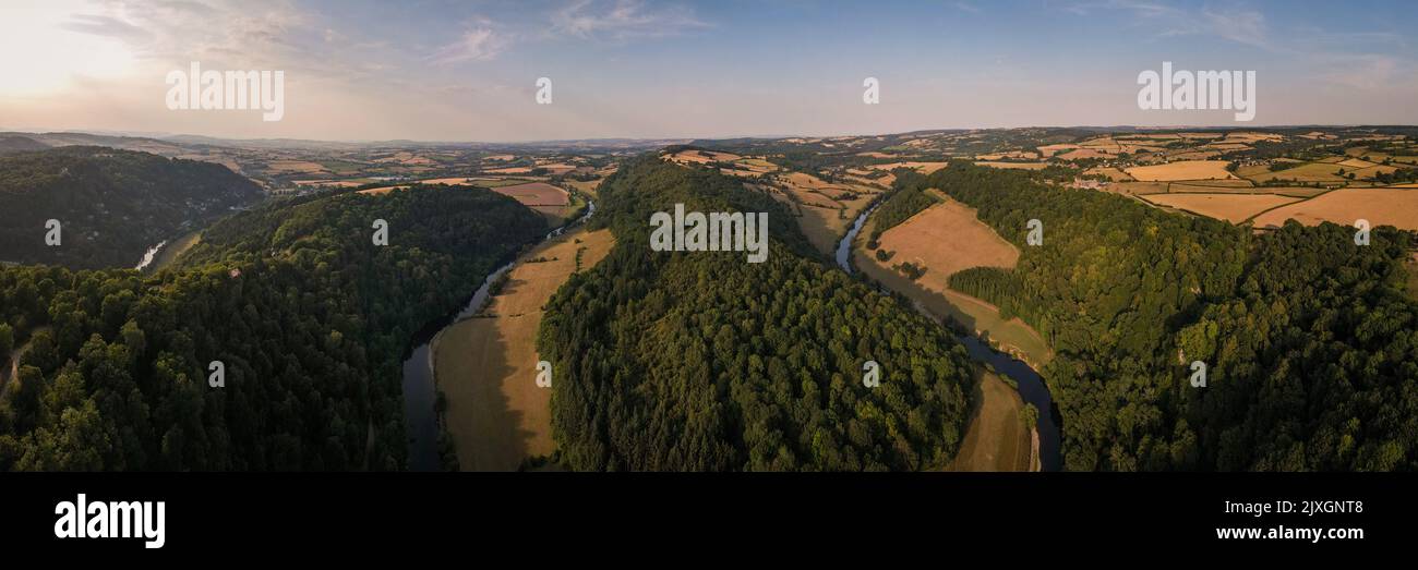 England- UK: Symonds Yat Rock, a famous view point overlooking the Wye ...