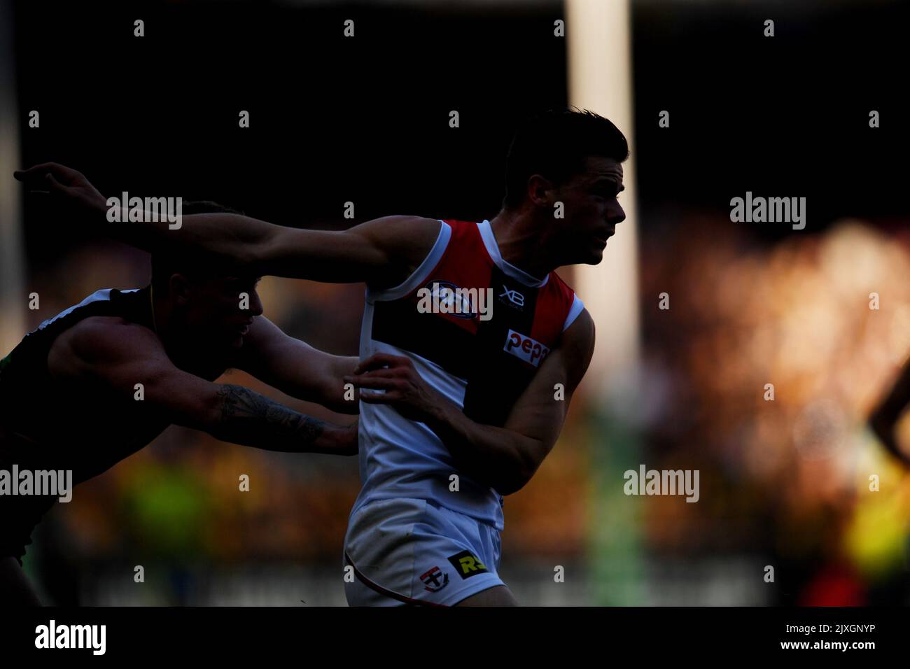 Jack Sinclair of the Saints in possession during the Round 10 AFL match ...