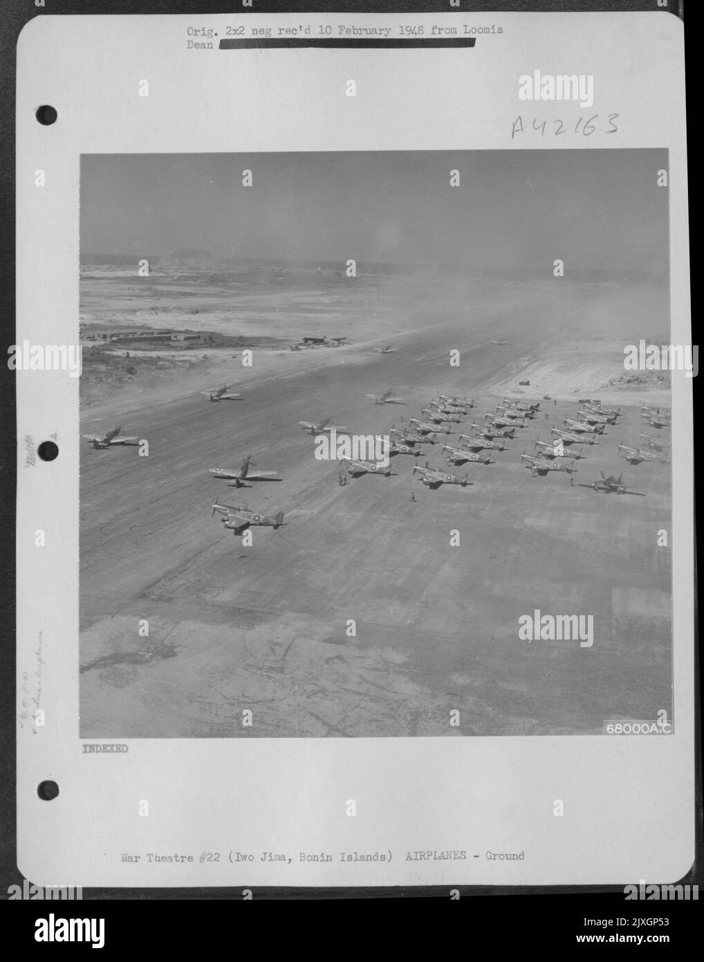 North American P-51 "Mustangs" Of The 17Th Fighter Command Prepare For ...