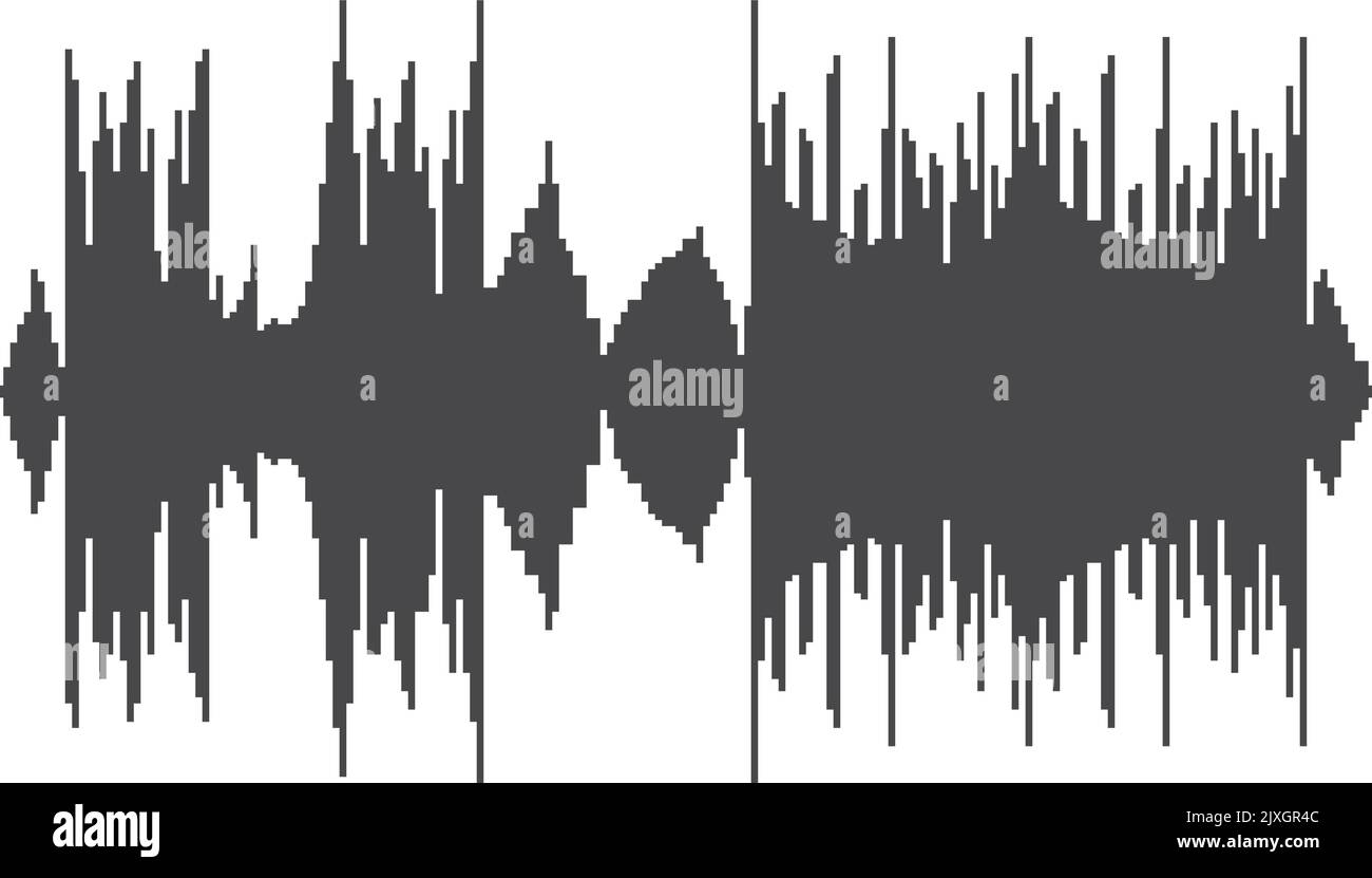 Voice record. Black sound shape. Audio signal Stock Vector Image & Art ... Voice record. Black sound shape. Audio signal Stock Vector Image & Art ...
