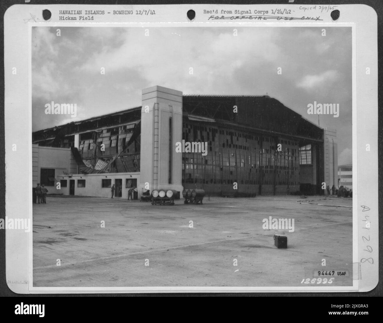 First Army Photos Of The Bombing Of Hickam Field, Hawaii, Dec. 7, 1941 ...