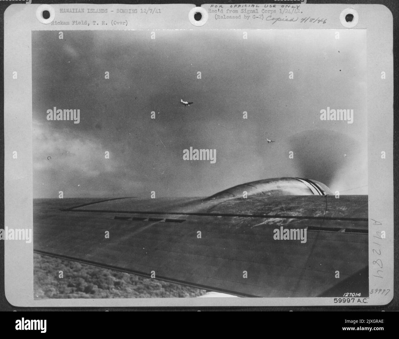 One Of The First Photos Of The Bombing Of Hickam Field, Hawaii, Dec. 7 ...