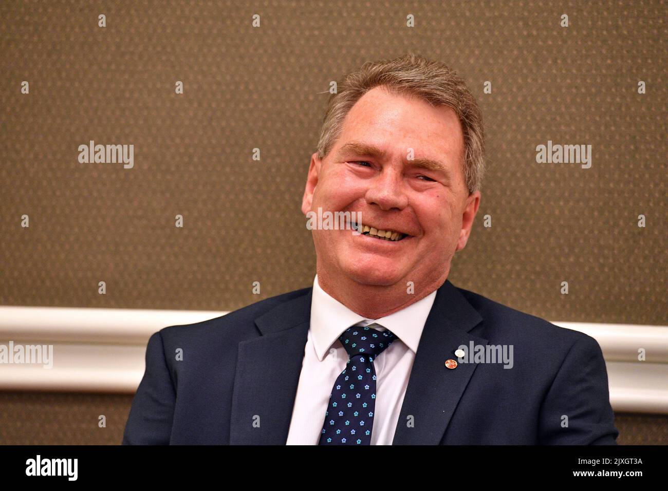 Newly recruited Nationals Senator Steve Martin at a Nationals Party ...