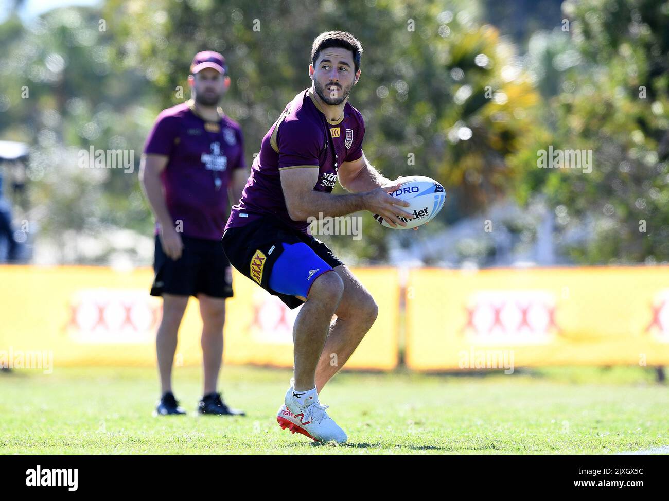 Ben Hunt during the Queensland State of Origin team training session at ...