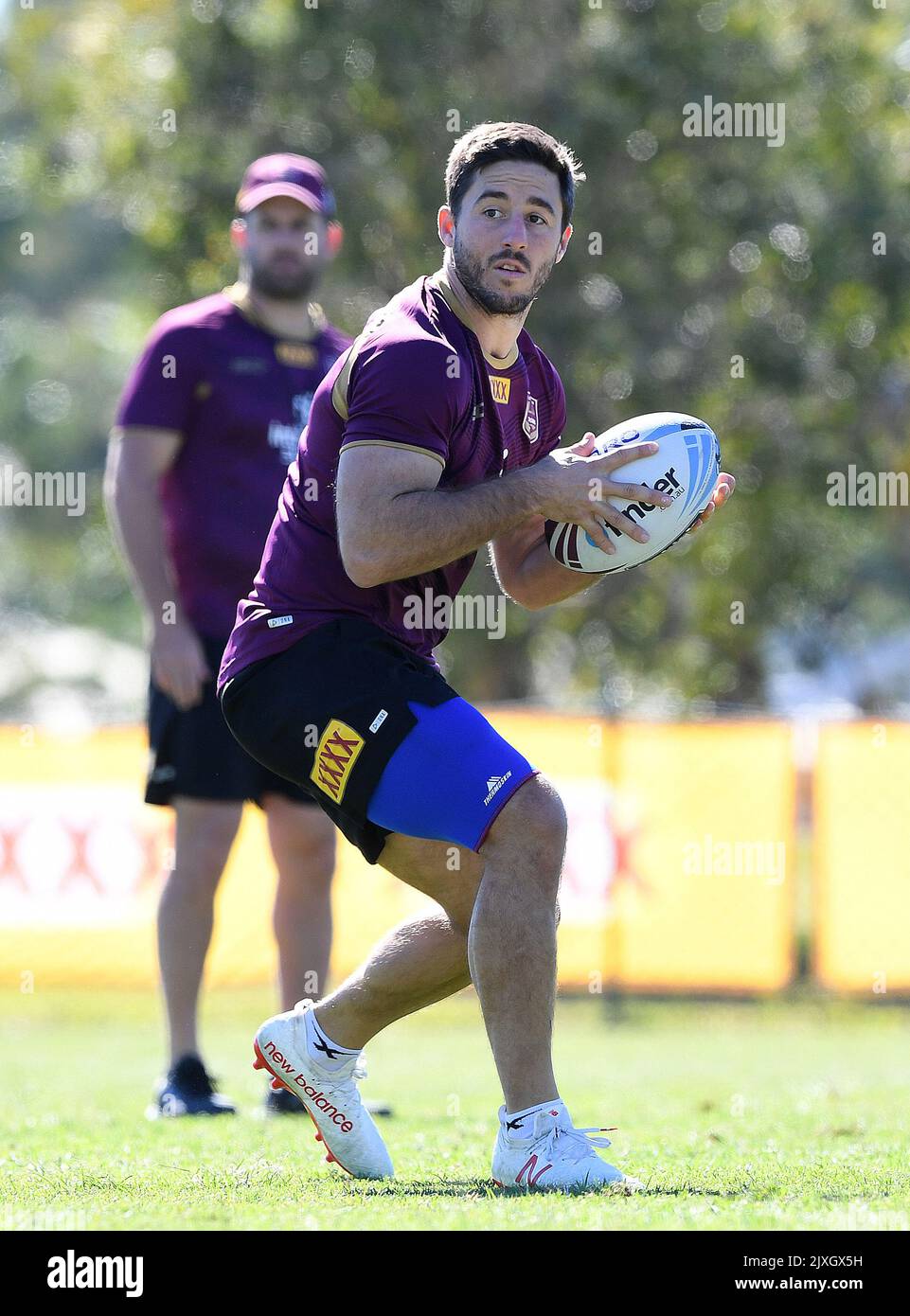 Ben Hunt during the Queensland State of Origin team training session at ...