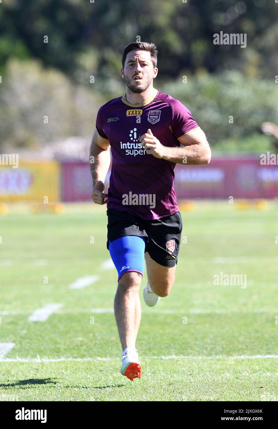 Ben Hunt during the Queensland State of Origin team training session at ...
