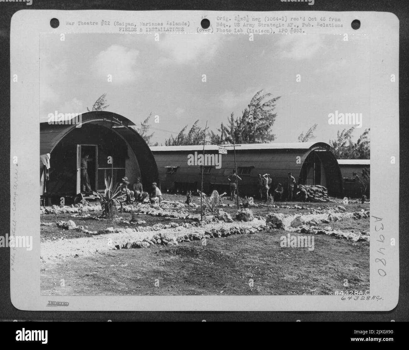 Combat Crews Of The 20Th Air Force Call These Huts 'Home' During Their ...