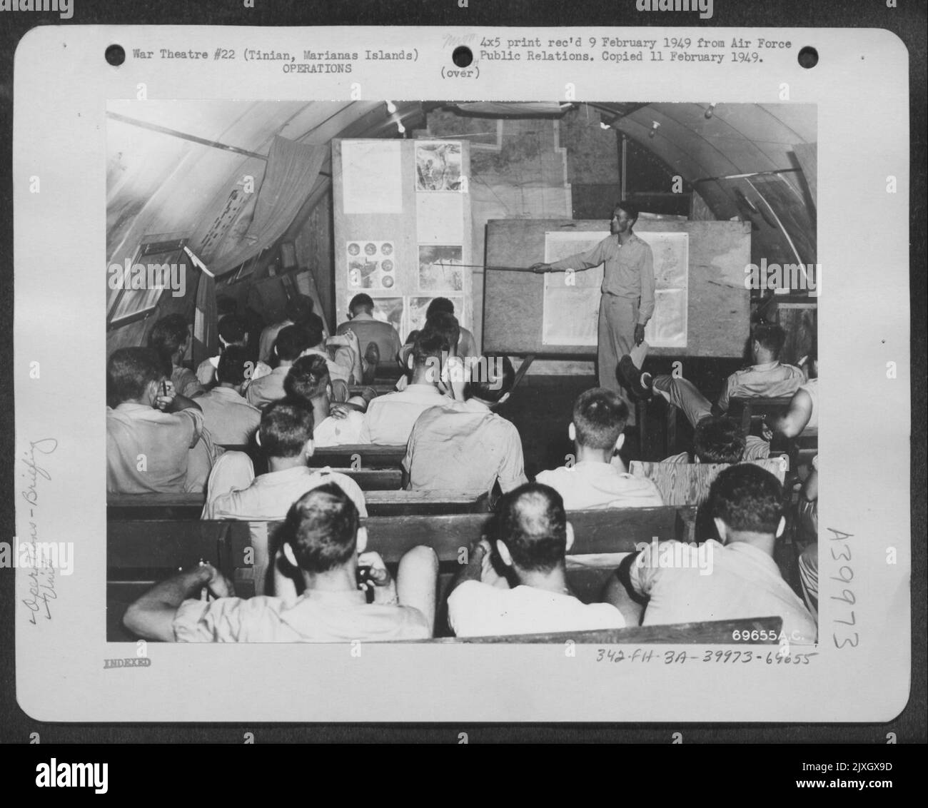 Tinian Island, Marianas Islands - Members Of The 509Th Composite Group ...