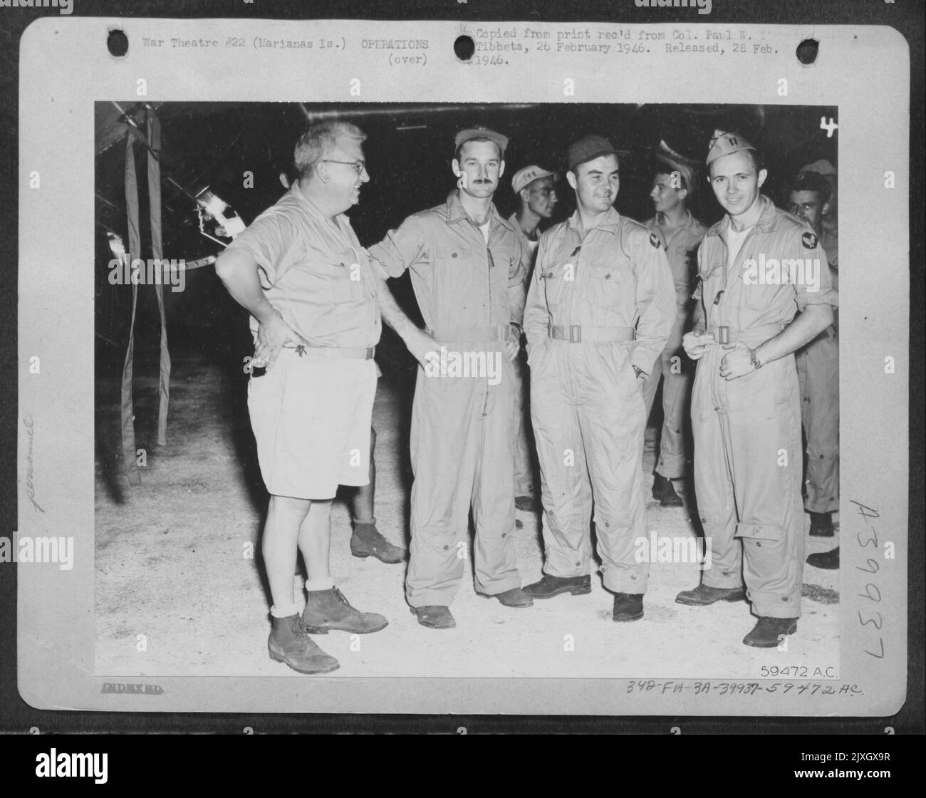 Colonel Hazen J. Payette, Group Intelligence Officer Briefing Major ...