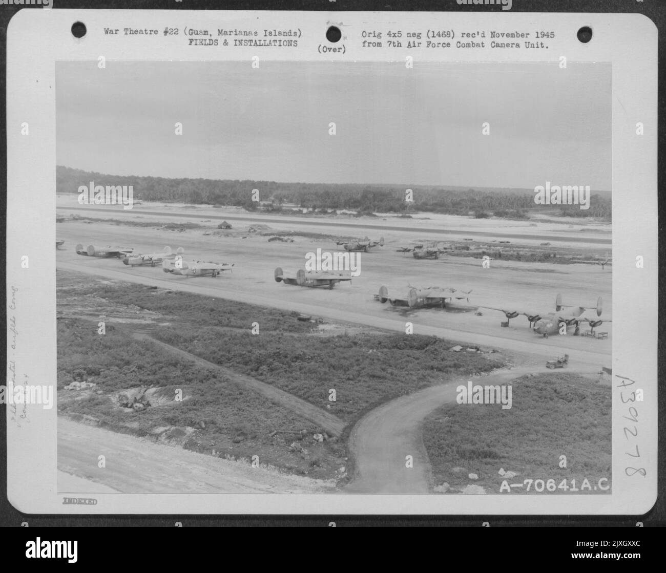 Panorama Of Agana Filed On Guam, Marianas Islands Taken 5 November 1944 ...