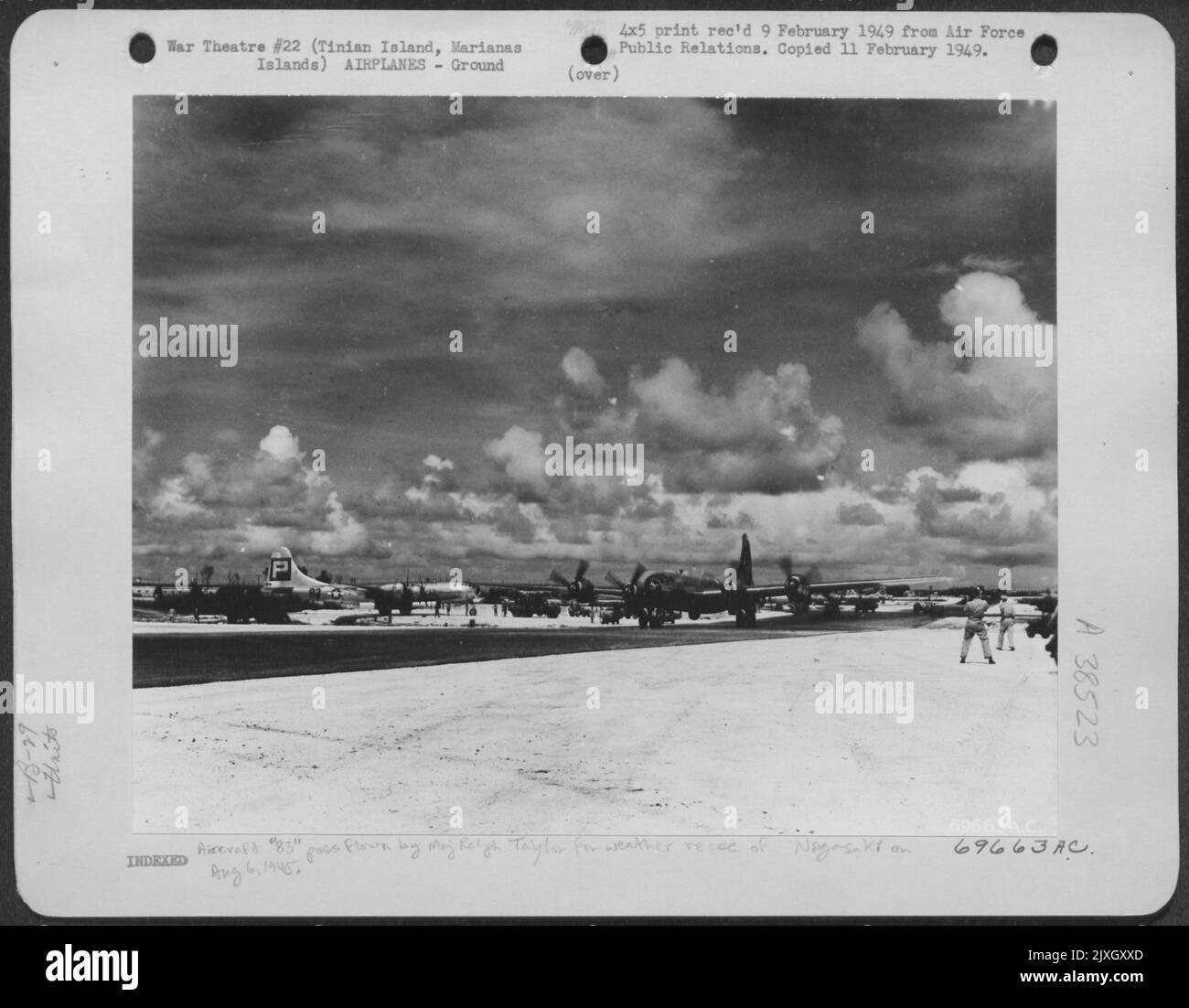 Boeing B-29 "Superfortress" Of The 509Th Composite Group, Returns To ...