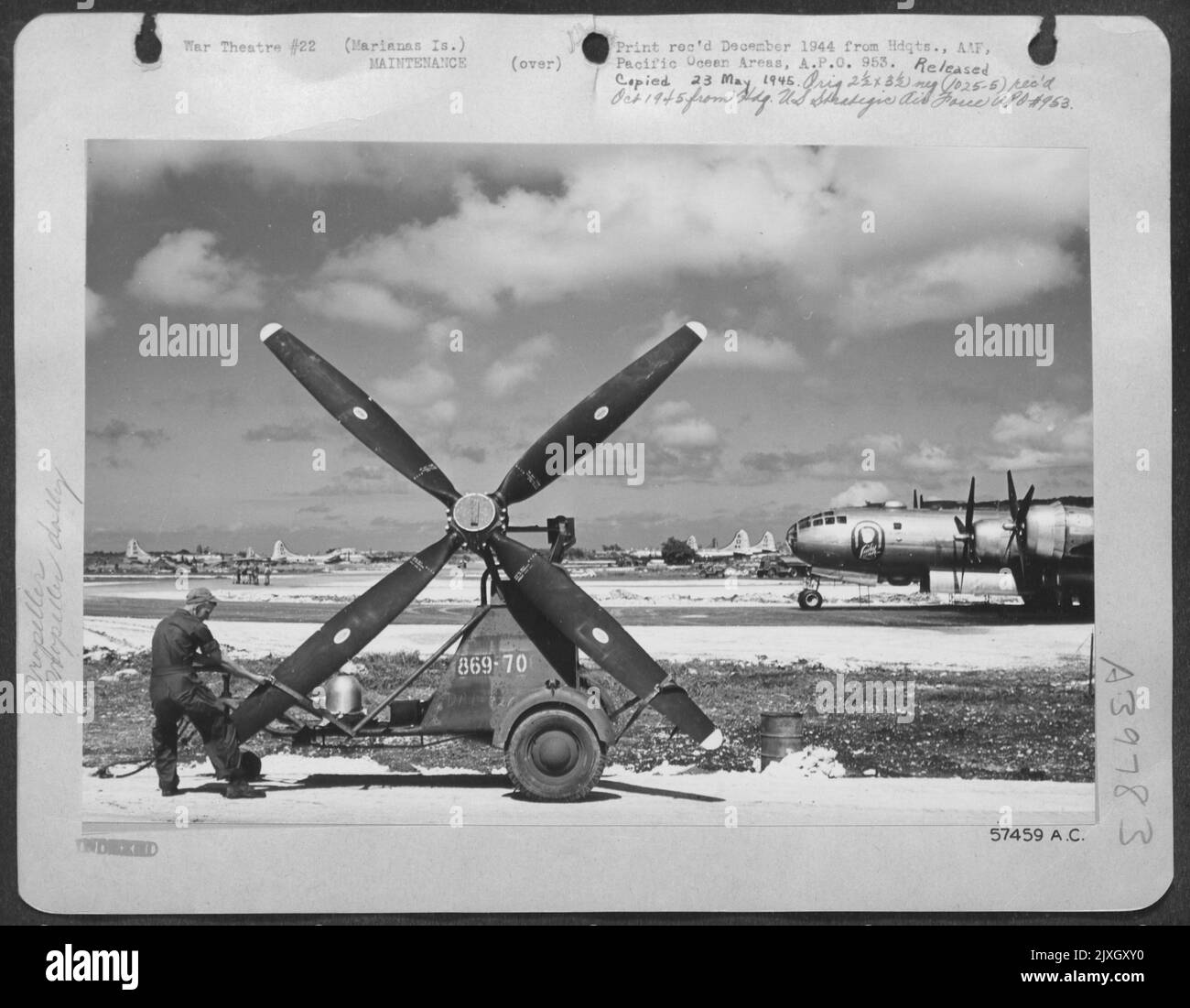 Boeing B-29 Propeller Stock Photo - Alamy
