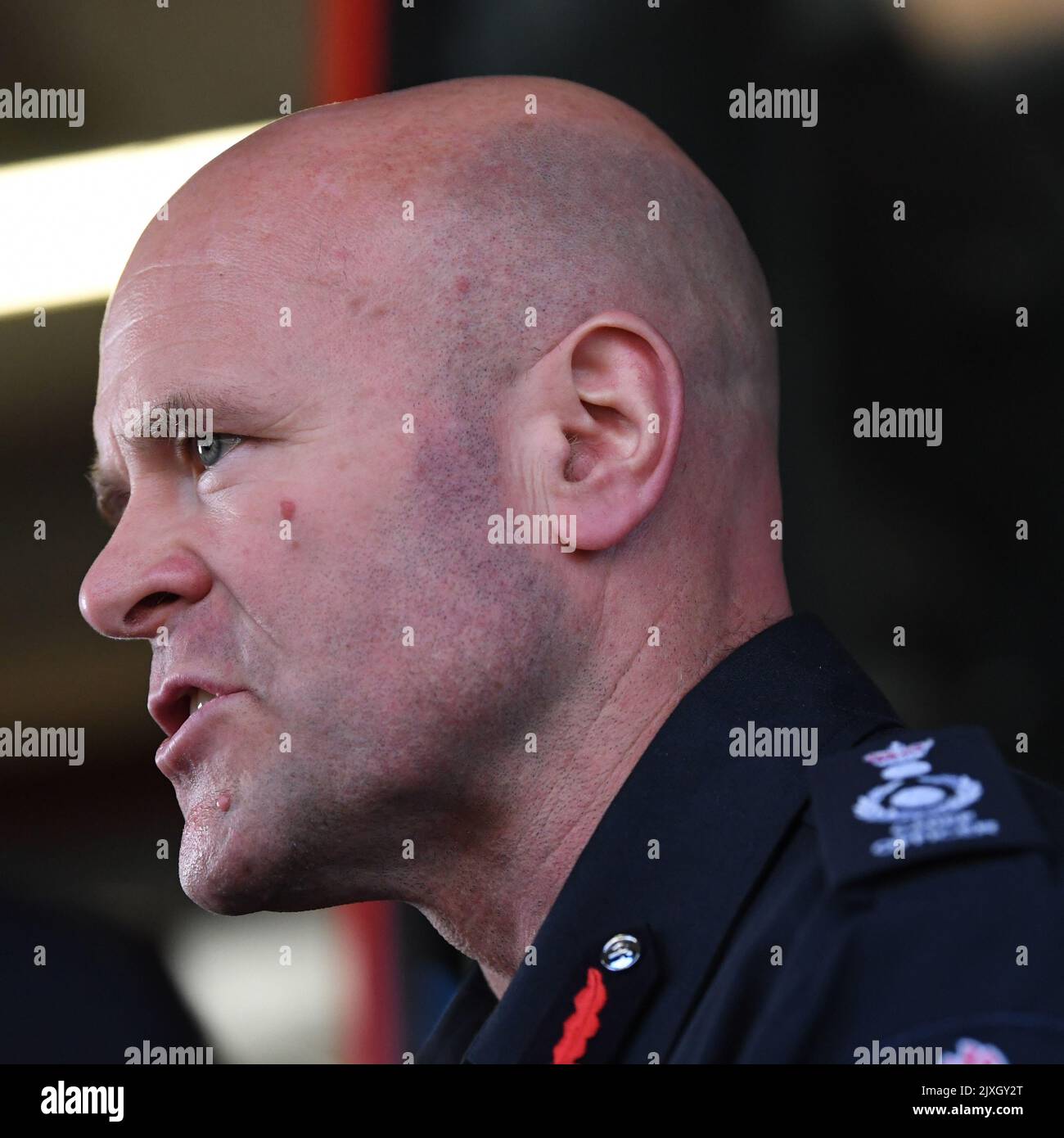 Metropolitan Fire Brigade's new Chief Dan Stephens addresses the media ...