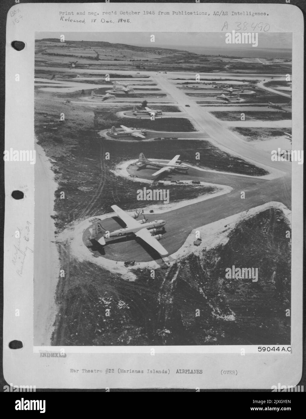Boeing B-29 Superfortresses In Dispersal Area In The Marianas Islands ...