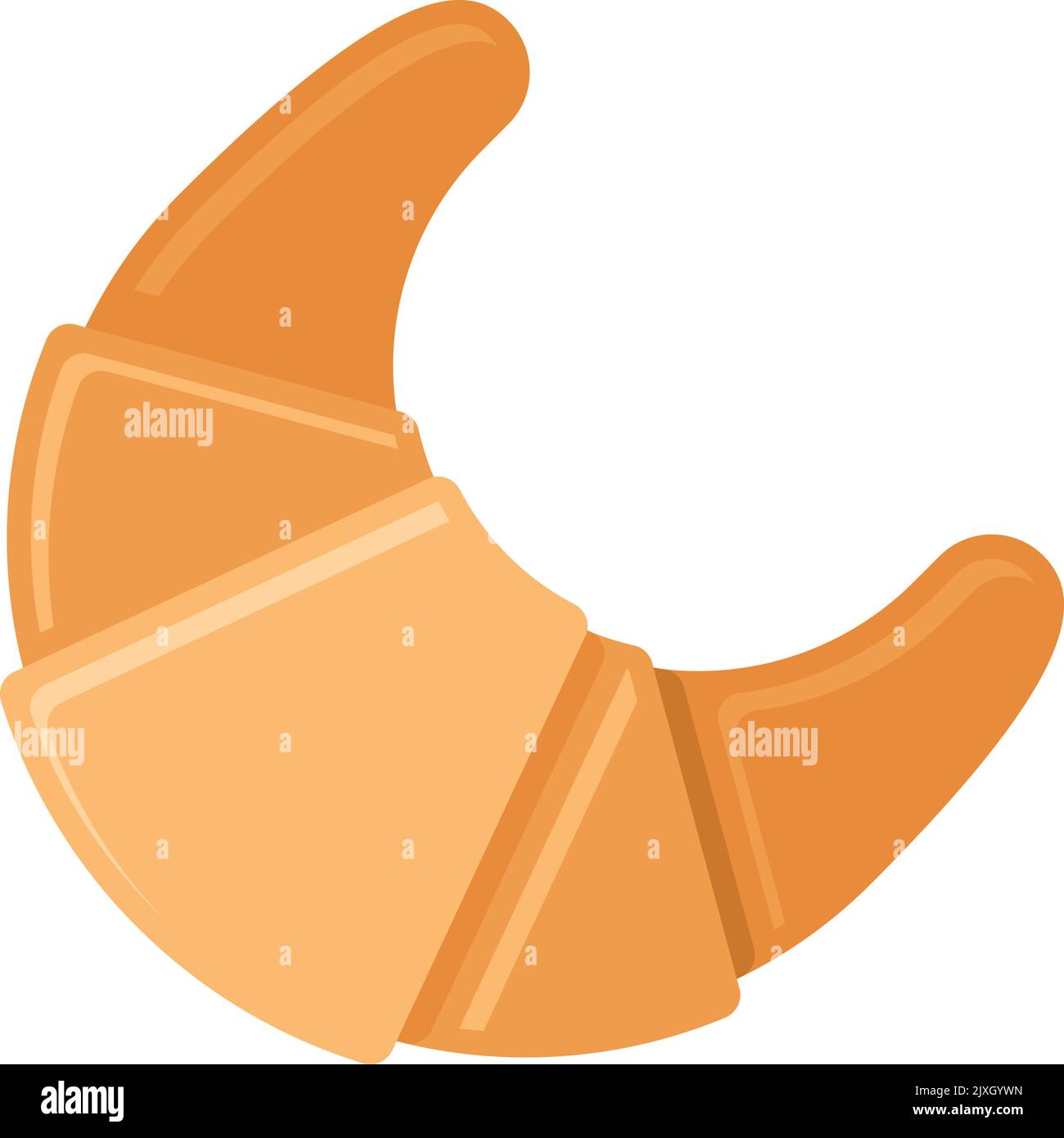 French croissant icon hi-res stock photography and images - Alamy