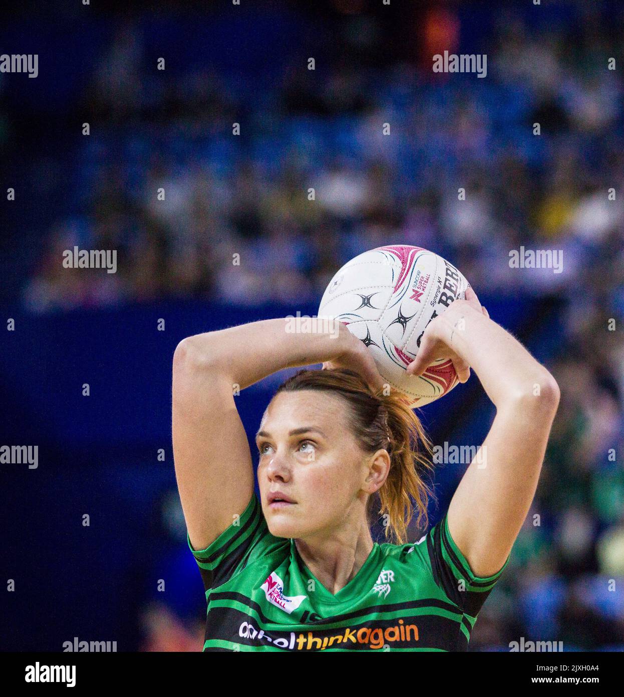 Natalie Medhurst of the Fever during the Round 6 Super Netball match ...